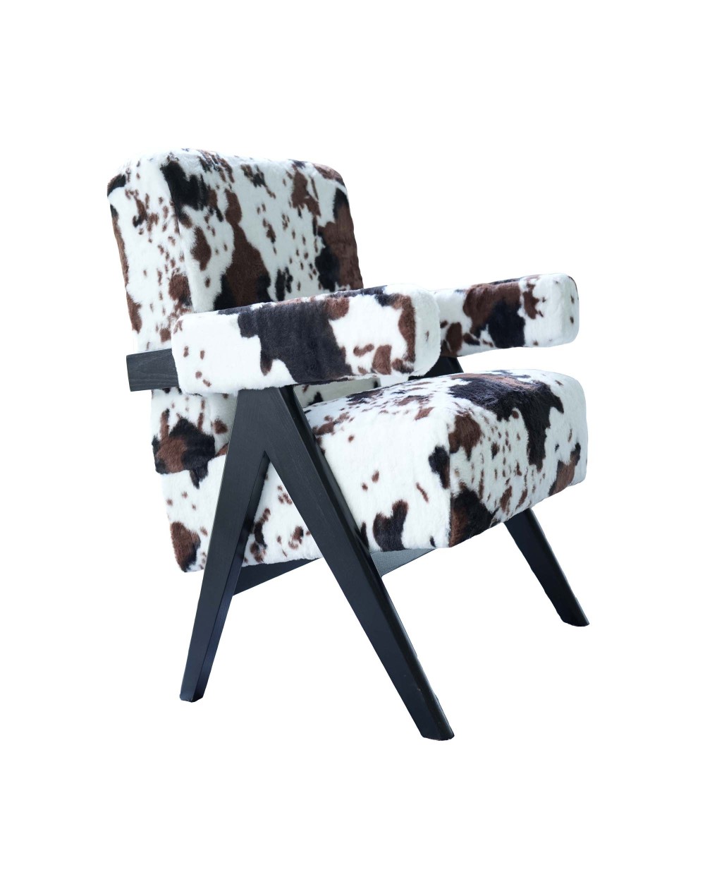 Nordic sofa computer chair single simple living room animal print Tiger ...