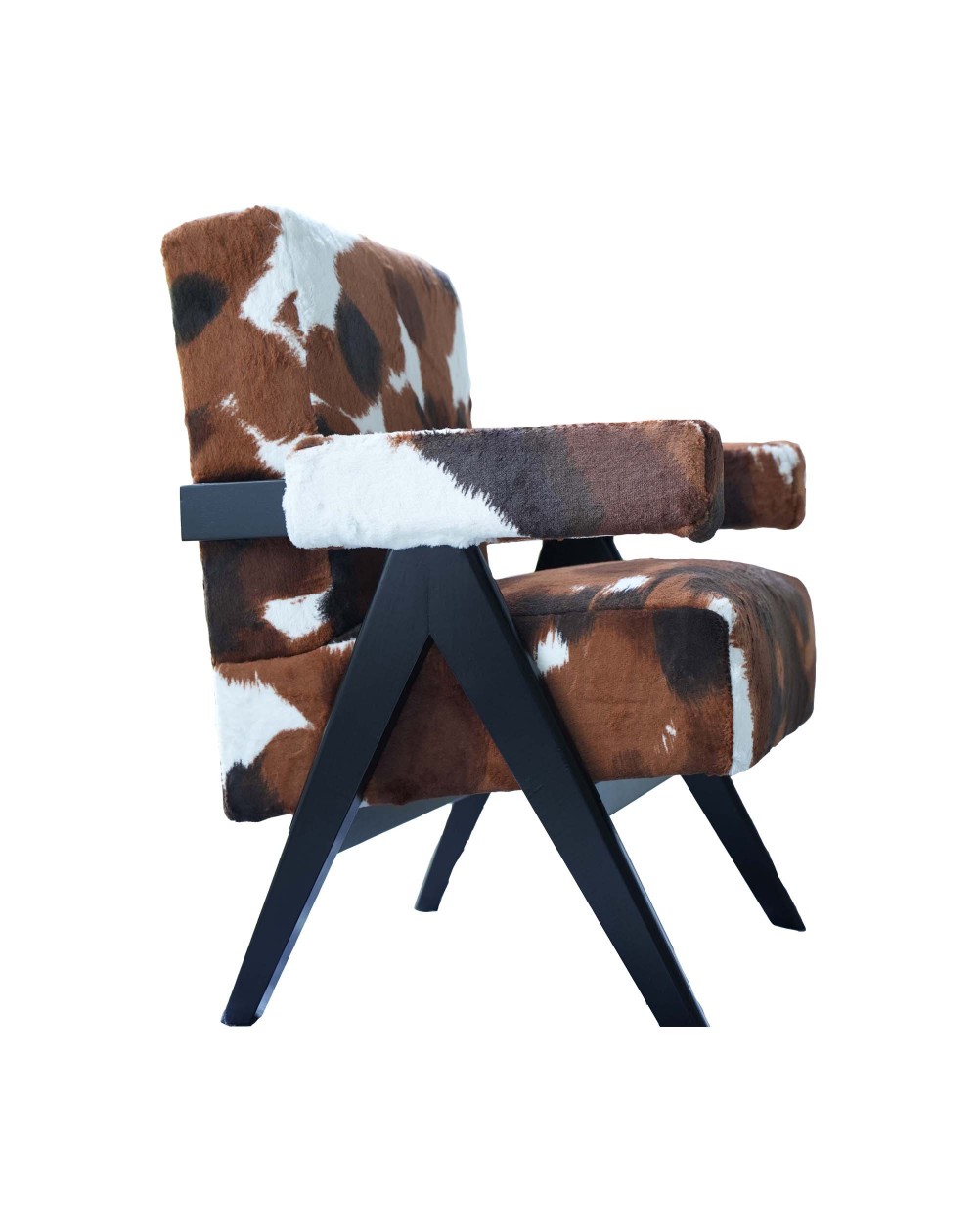 Nordic sofa computer chair single simple living room animal print Tiger ...