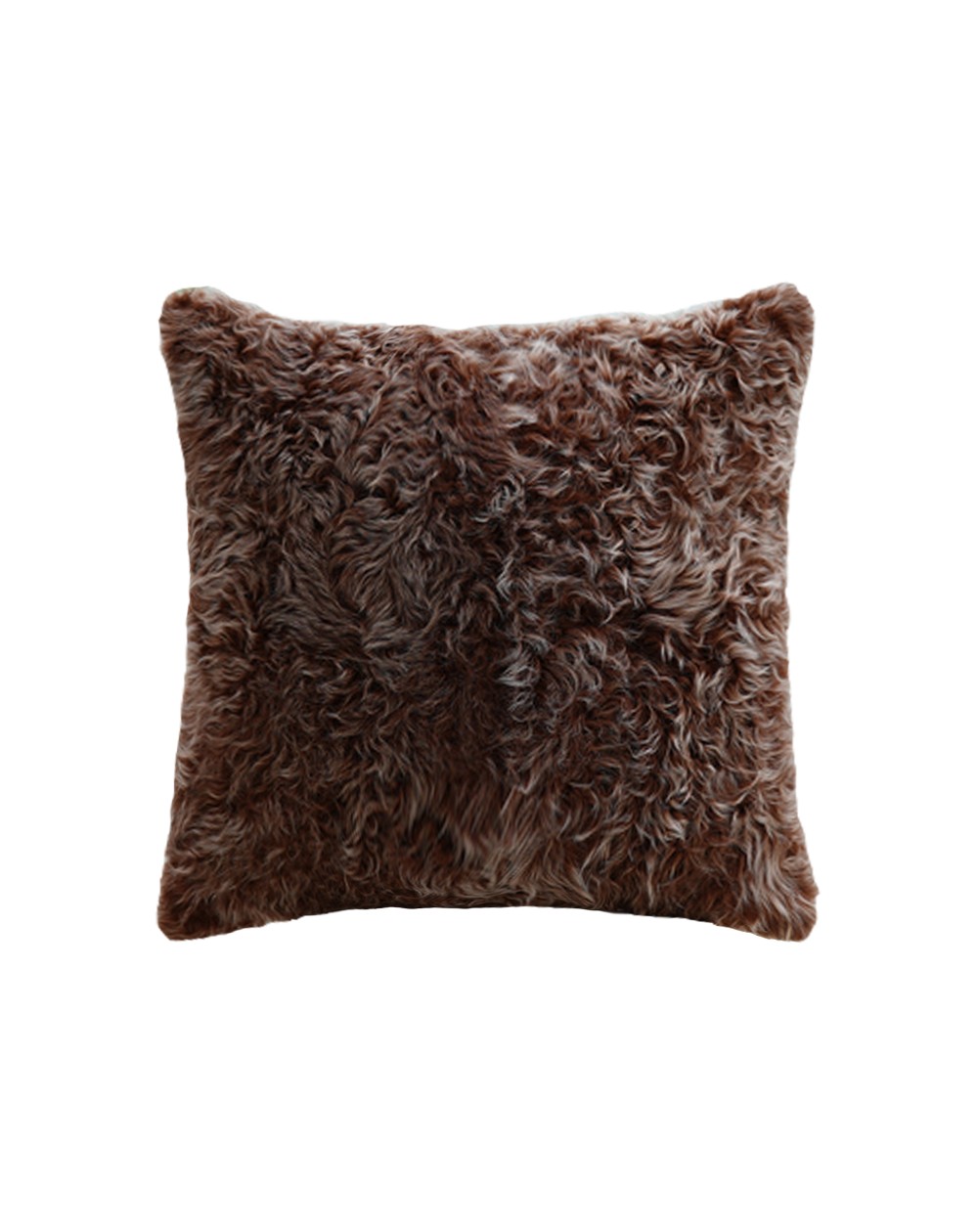 Curly wool double dyed throw pillow fur goat hair sofa model room ...